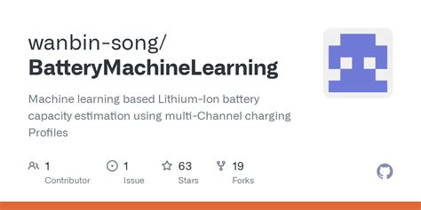 Github Wanbin Song Batterymachinelearning Machine Learning Based Lithium Ion Battery Capacity