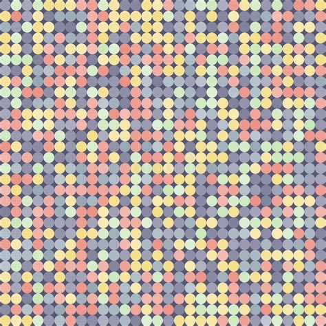 Vector Mosaic Seamless Pattern Stock Vector Illustration Of Textile