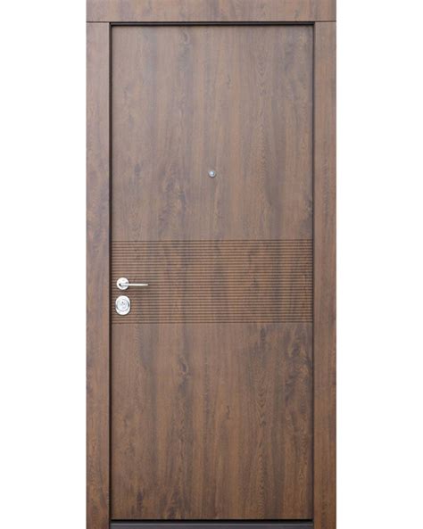 ლითონის კარი Elias Nd მუქი მუხა 950 X 2200 Zodi Ge