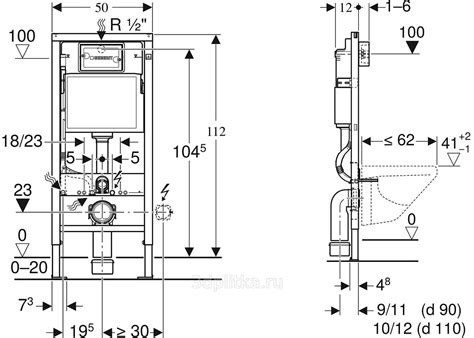 Geberit Duofix 458.134.11.2 Кнопка смыва Delta20 белая система ...