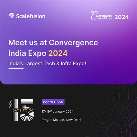 Scalefusion On Linkedin Scalefusion Convergence Expo Tech