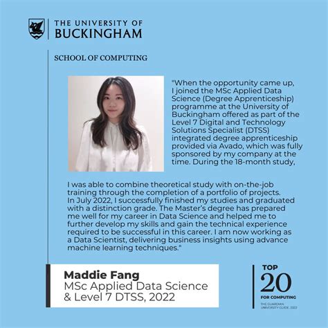 School Of Computing University Of Buckingham On Linkedin University Business