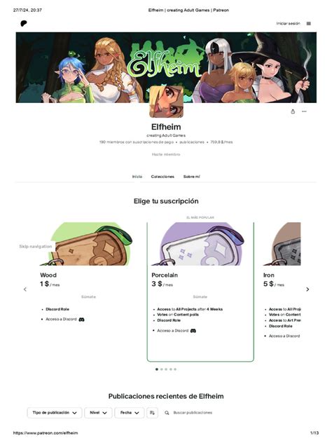 Elfheim Creating Adult Games Patreon Pdf