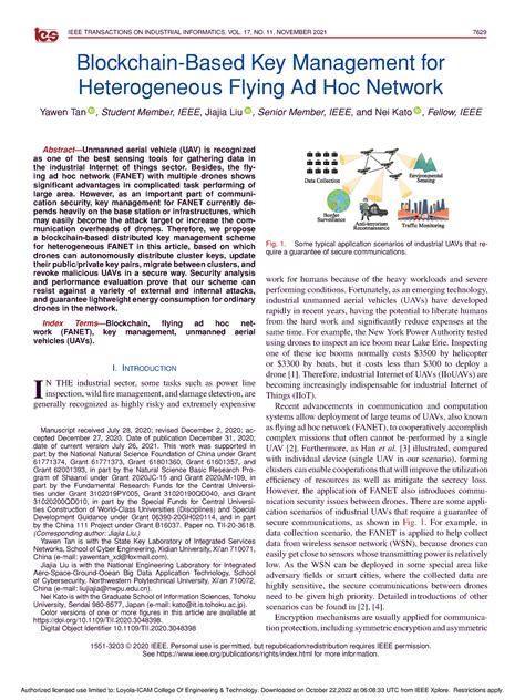 Blockchain Based Key Management For Heterogeneous Flying Ad Hoc Network Besides The Fly Ing