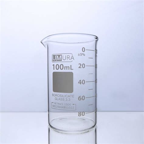Beaker Tall Form 100 Ml Premium Range Umura