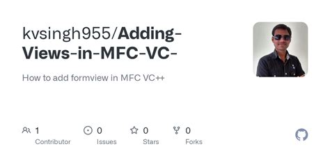 Github Kvsingh955adding Views In Mfc Vc How To Add Formview In Mfc Vc