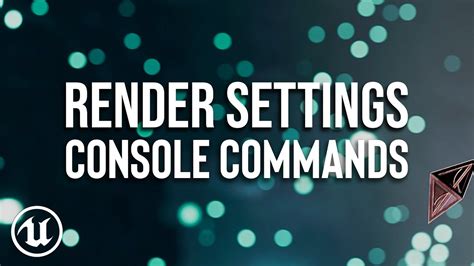 console commands for render queue ue5 read description youtube