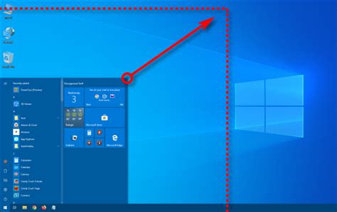 How To Resize Your Start Menu In Windows 10