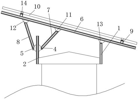 一种用于户外机柜的可调倾角的光伏支架的制作方法