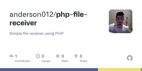 Github Anderson012php File Receiver Simple File Receiver Using Php