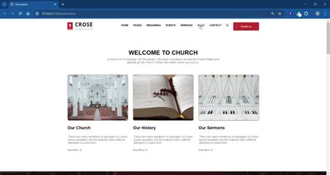Crose Church Sie A Clone Website By Rupesh Kanojia Yash Sagar Posted On The Topic Linkedin