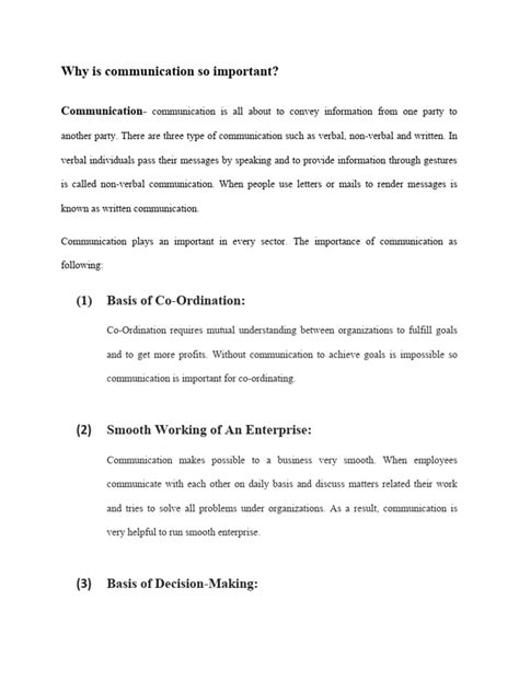 Communication Assignment Pdf Communication Leadership