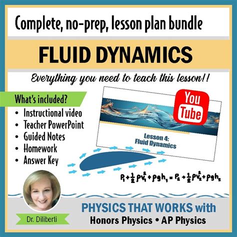 Physics Fluids 114 Fluid Dynamics Complete Lesson By Physics That