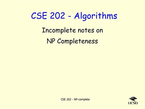 ppt cse 202 algorithms powerpoint presentation free download id