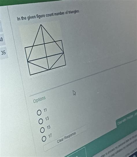 In The Given Figure Count Number Of Triangles35opions011013015 In The Given Figure Count Number Of Triangles35opions011013015