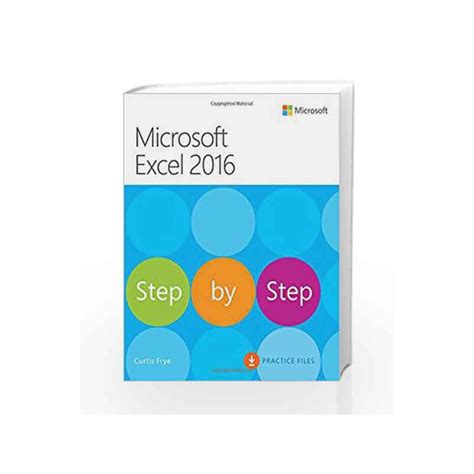 Microsoft Excel 2016 Step By Step Step By Step Microsoft By Buy