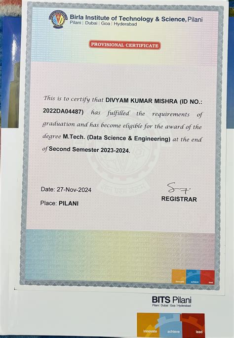 Datascience Bitsian Mtech Dataengineering Bitspilani Divyam Mishra 71 Comments