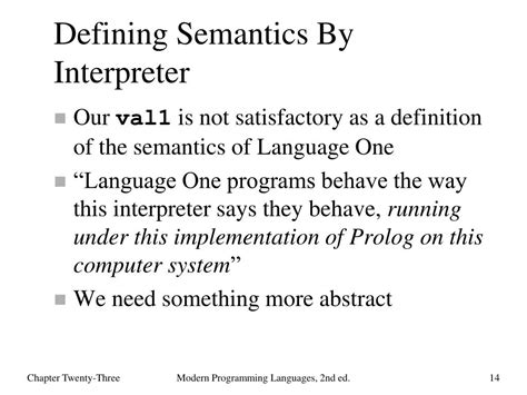 Ppt Formal Semantics Powerpoint Presentation Free Download Id 2478222