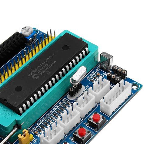 new dc 12v pic16f877a pic minimum system development board emulator jtag icsp program minimum