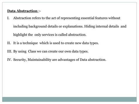 Object Oriented Programming Concepts And Explanation Ppt