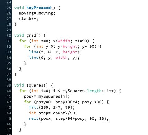 By Using Processing When The Player Hits The Space
