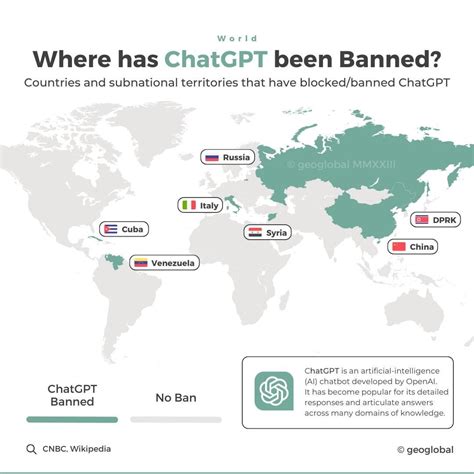 Chatgpt Has Been Banned In Some Countries By Maps On The Web