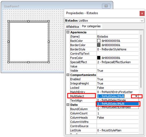 Vba Cuadro De Lista Elemento Seleccionado Automate Excel