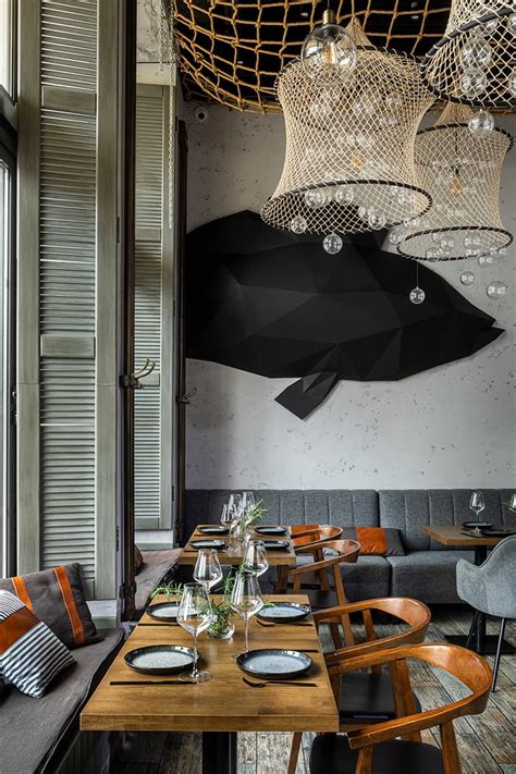 Синтез двух культур в интерьере ресторана «Черное море проект студии дизайна Елены Крыловой