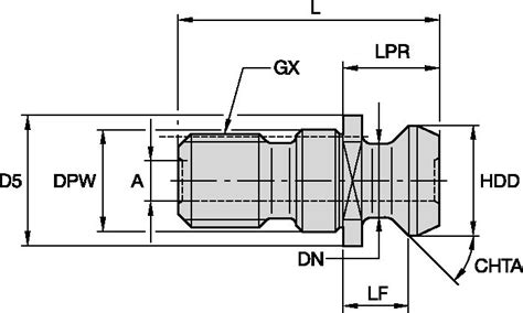 Knob Iso 7388 2 Type B Metric