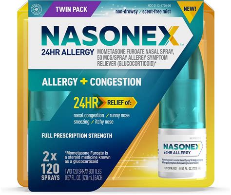 Nasacort Allergy 24 Hour 057 Fluid Ounce Apmpgi 4 Pack