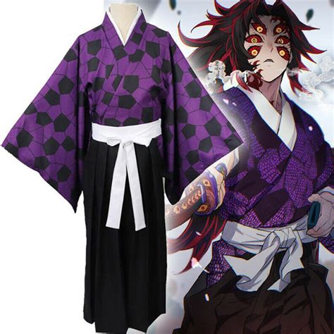 Demon Slayer Kimetsu And Yaiba Kokushibou Cosplay Costume Tsugikuni
