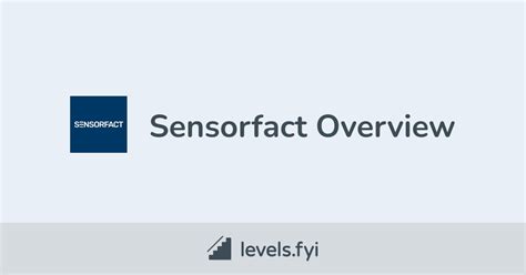 Sensorfact Careers Levelsfyi