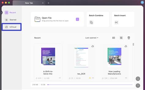Use UPDF Cloud In UPDF For Mac User Guide