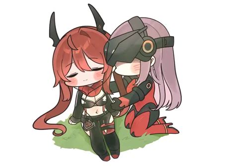 Rapi Red Hood And Rapi Goddess Of Victory Nikke Drawn By Mming