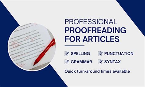 Professionally Proofread Your Article In 24 Hours By Sarah Dickinson Fiverr