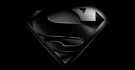 Zwart Superman Logo Dc Comics Cap Black Superman Logo X2 Abysse