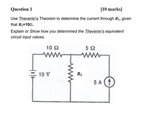 solved use thevenin s theorem to determine the current