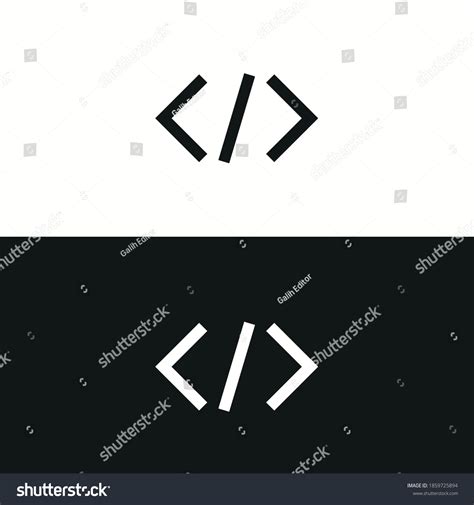programmer logo design template element stock vector royalty free