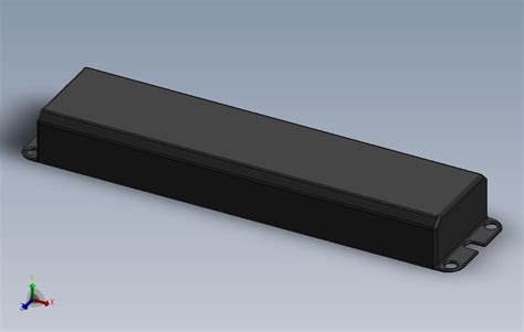 电子镇流器 SOLIDWORKS 2011 模型图纸免费下载 懒石网