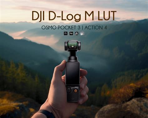 Cinematic Lut For Dji D Log M Footage Osmo Pocket 3 Action4 Mini 4 Pro Etsy