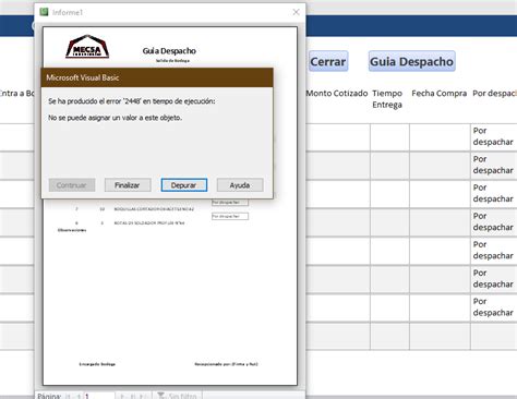 Access Cambiar Un Valor De Un Formulario Continuo Al Imprimir