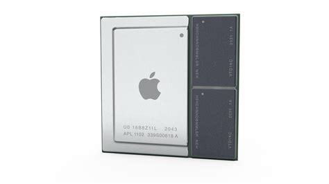 Apple M Series Chip D Model Turbosquid