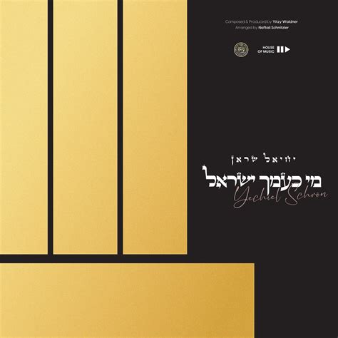 Yechiel Schron Mi Kamcha Yisroel Single
