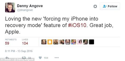 Apple S IOS 10 Update Slammed After It Renders Some Devices Unusable Daily Mail Online
