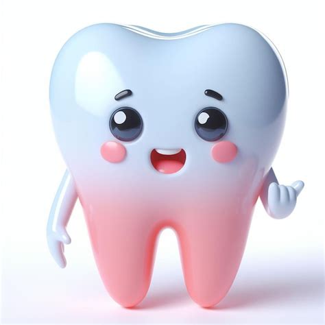 Premium Photo Cute Tooth Character