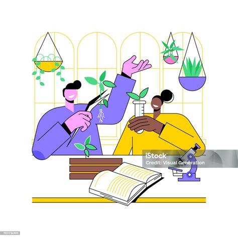 Plant Science Isolated Cartoon Vector Illustrations Stock Illustration
