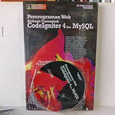 Jual Original Buku Pemrograman Web Berbasis Framework Codeigniter Dan MysQl Shopee Indonesia