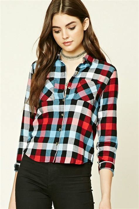 Pin By Vanelly 504 On Fashion Mode Plaid Flannel Women Shirts