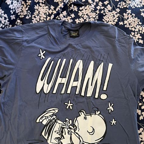 Teddy Fresh Peanuts Charlie Brown Wham T Shirt Depop