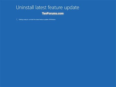 Uninstall Windows Update In Windows 10 Tutorials